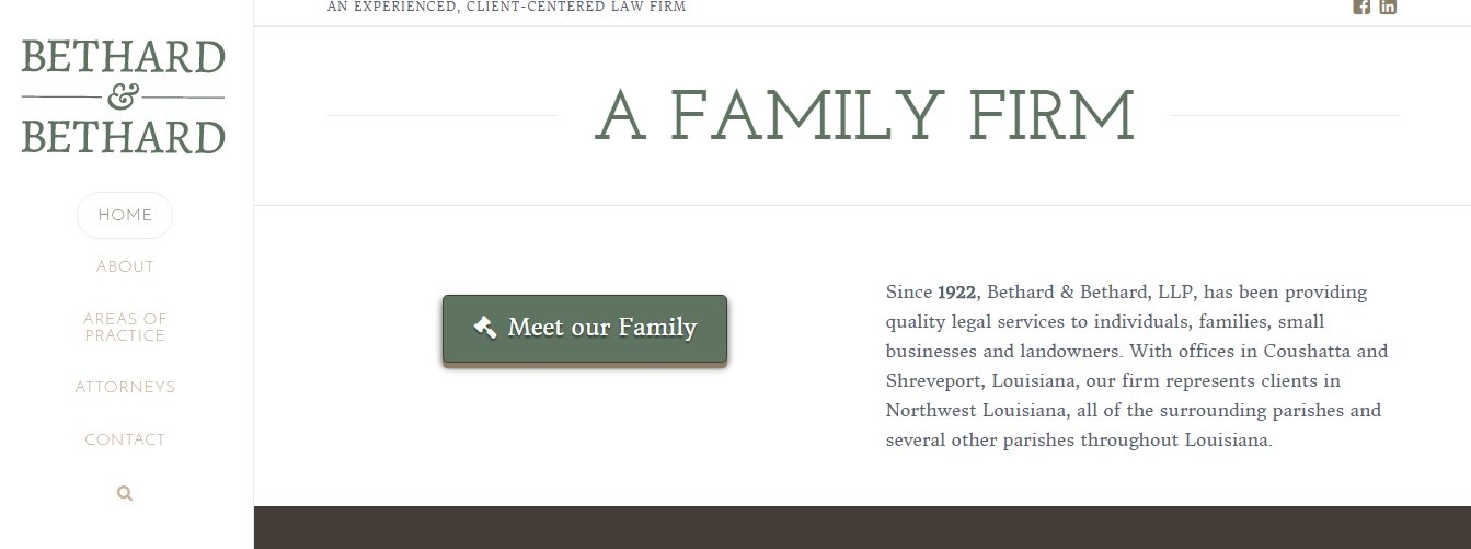 Bethard & Bethard Website | Richard Creative Agency